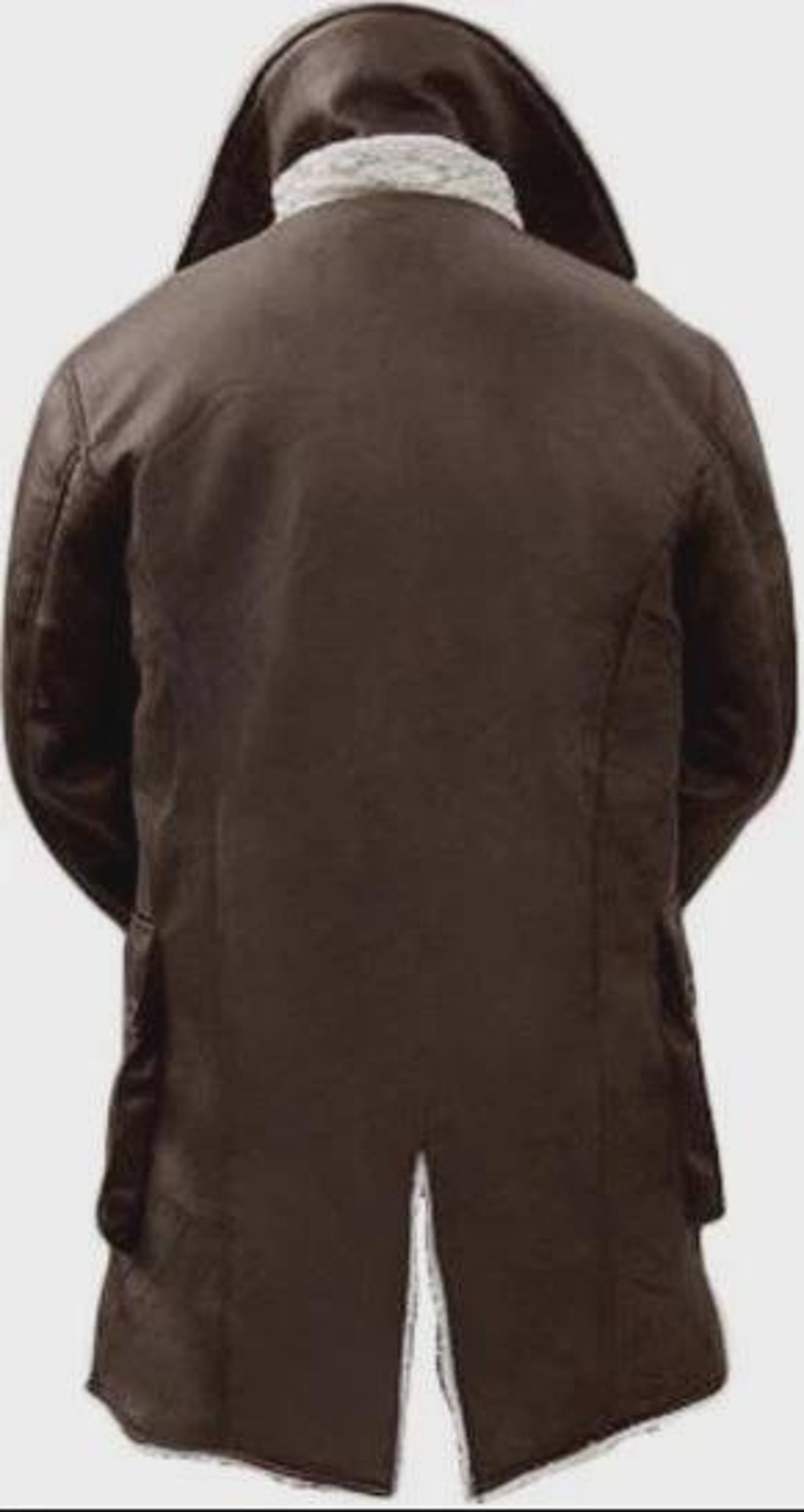 Men’s Real Leather Bane Bomber Coat – Classic Brown Winter Jacket - Etsy