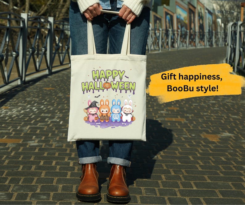 Monster Bunny Halloween Clipart: Spooky Kawaii PNG Bundle (digital ...