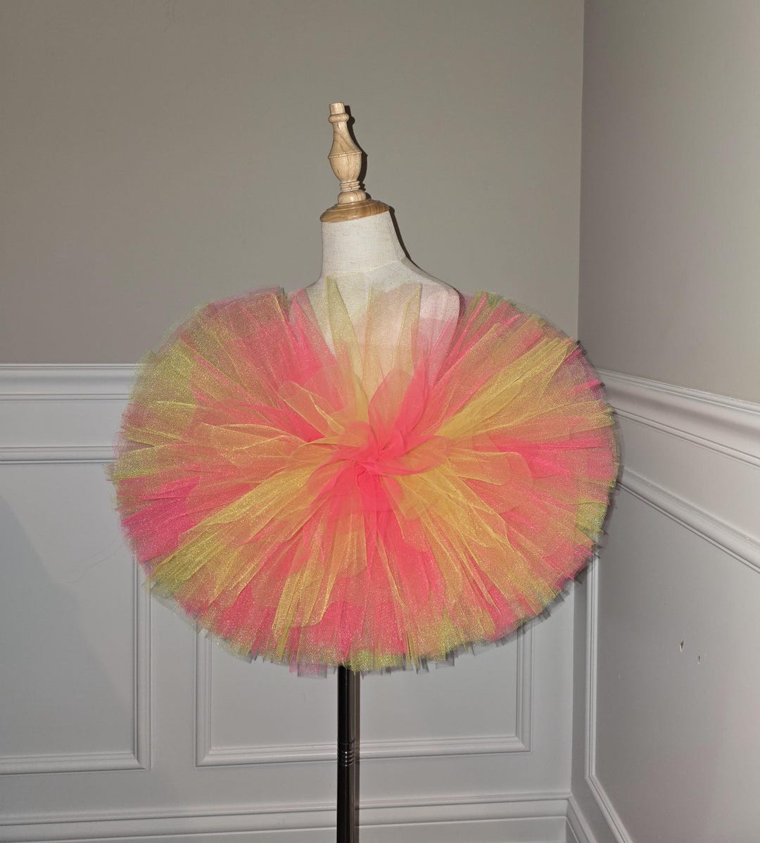 Pink & Green Tutu Skirt for Newborns, Toddlers and Girls - Etsy