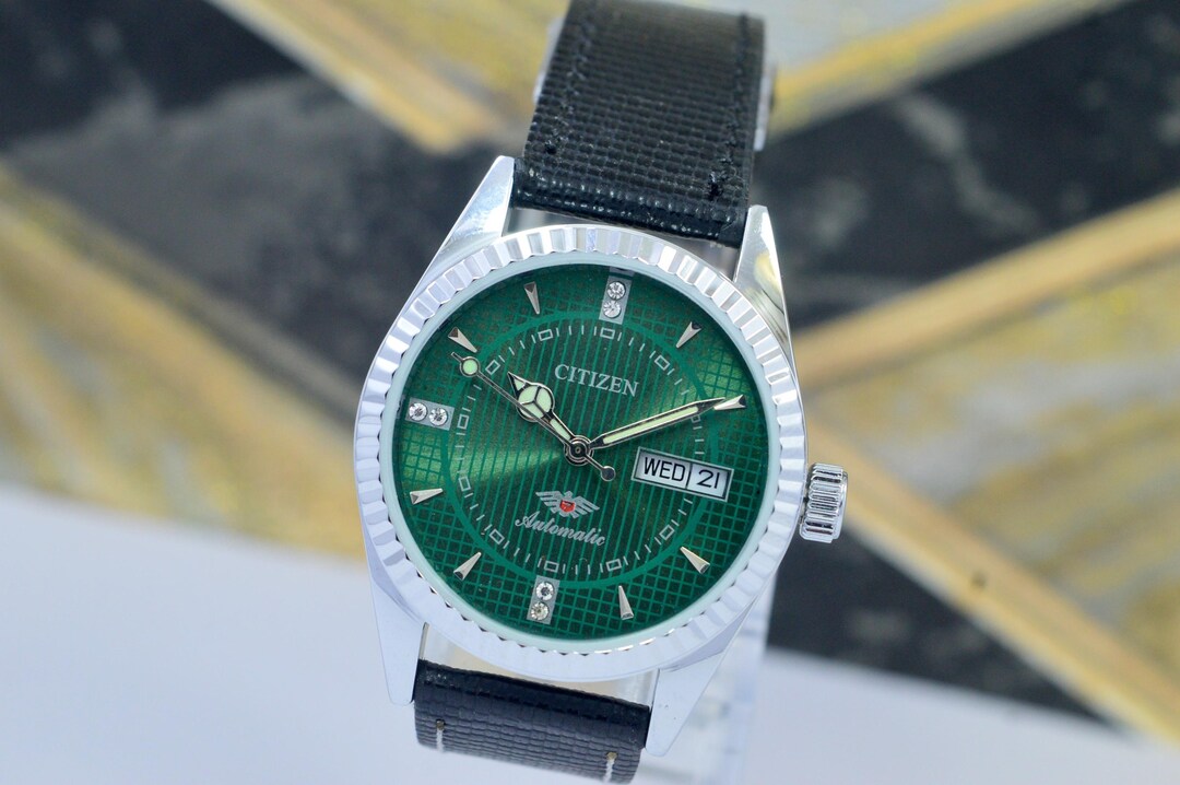 Vintage Citizen Automatic Day-date Men’s Watch 8200A Movement 21 Jewels ...