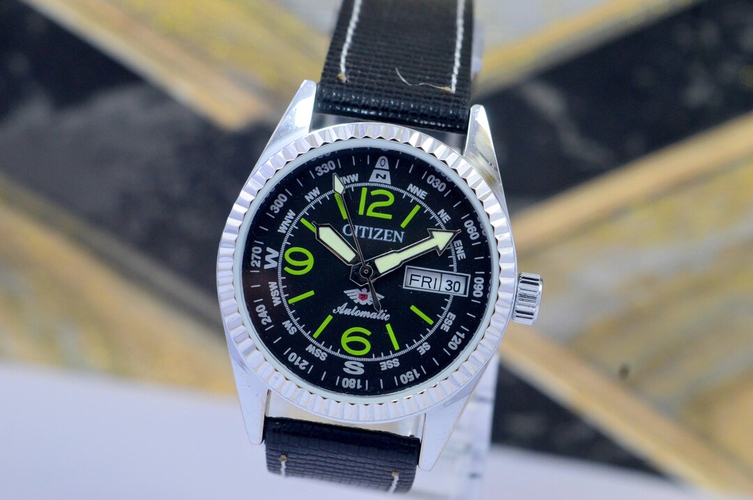 Vintage Citizen Automatic Day-date Men’s Watch 8200A Movement 21 Jewels ...