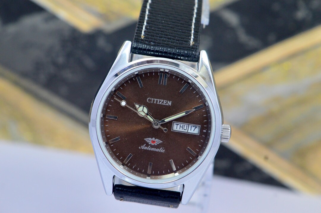 Vintage Citizen Automatic Day-date Men’s Watch 8200A Movement 21 Jewels ...