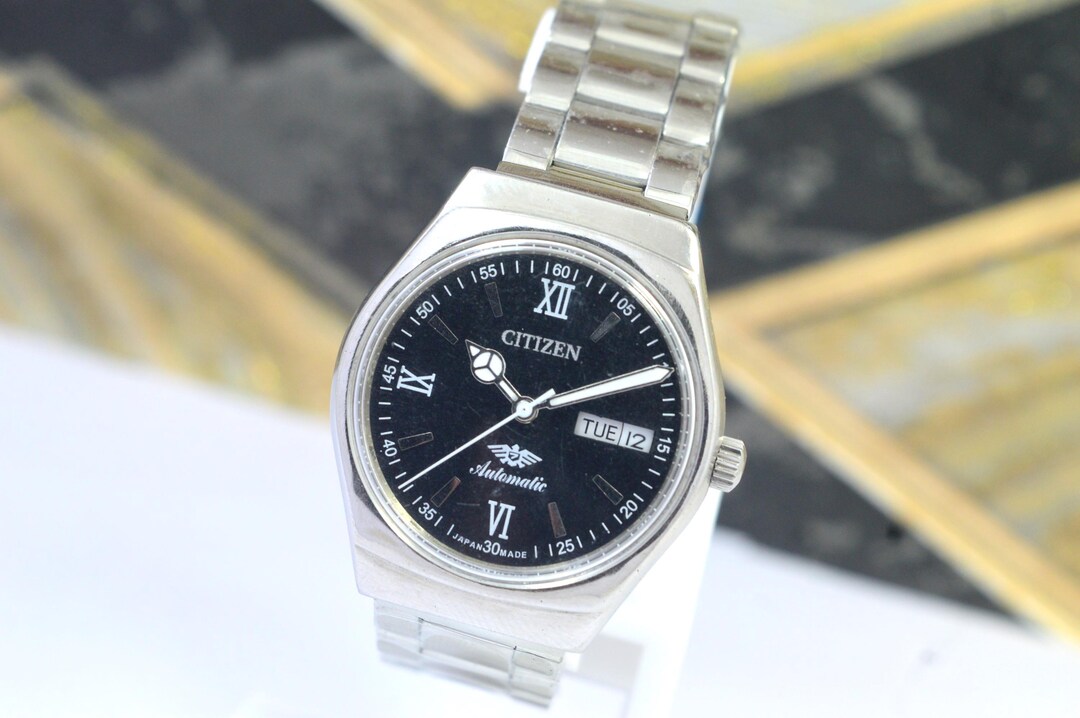 Vintage Citizen Automatic Day-date Men’s Watch 8200A Movement 21 Jewels ...
