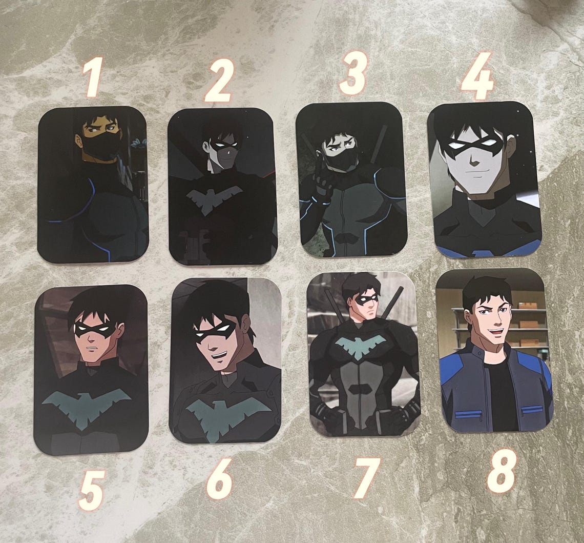 Nightwing Mini Poster/photocard — Young Justice - Etsy