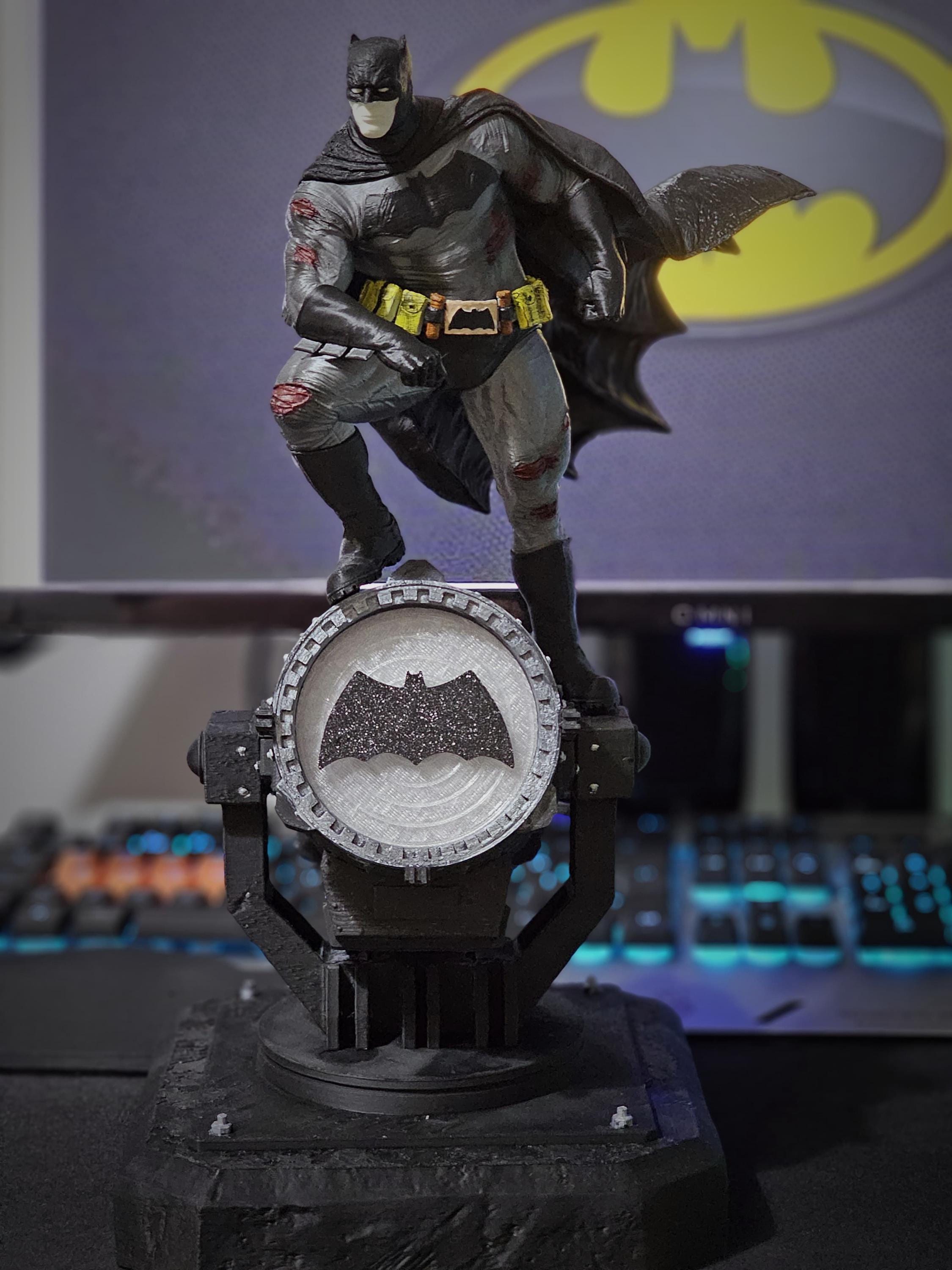 Handmade Masked Hero Statue - With LED Lighting - Etsy