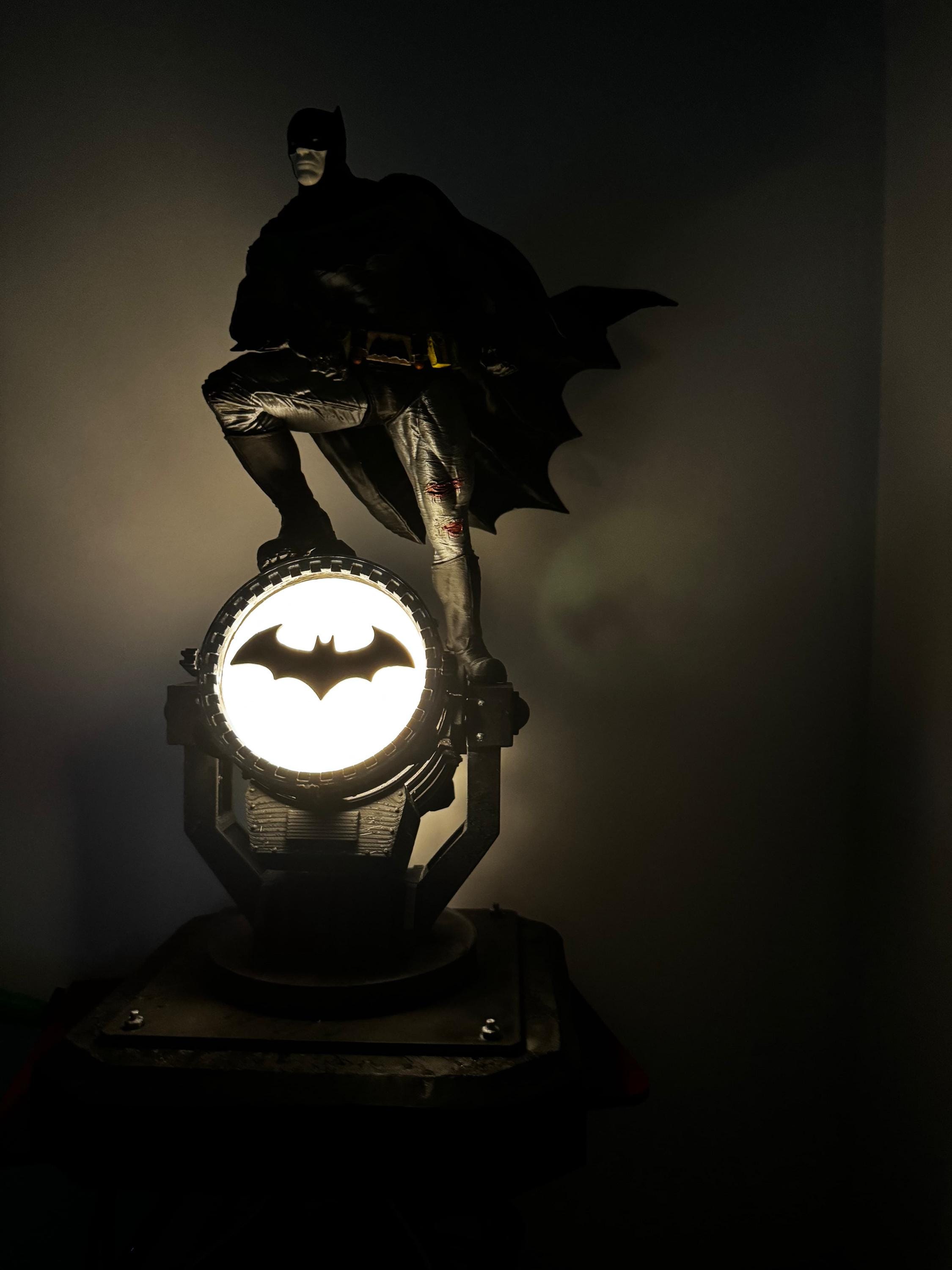 Handmade Masked Hero Statue - With LED Lighting - Etsy