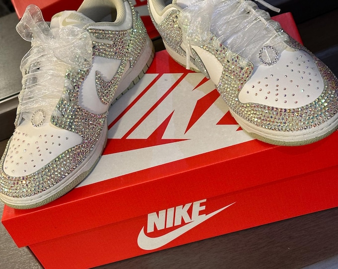 Custom Nike Dunks / Any Shoe / With Rhinestones - Etsy