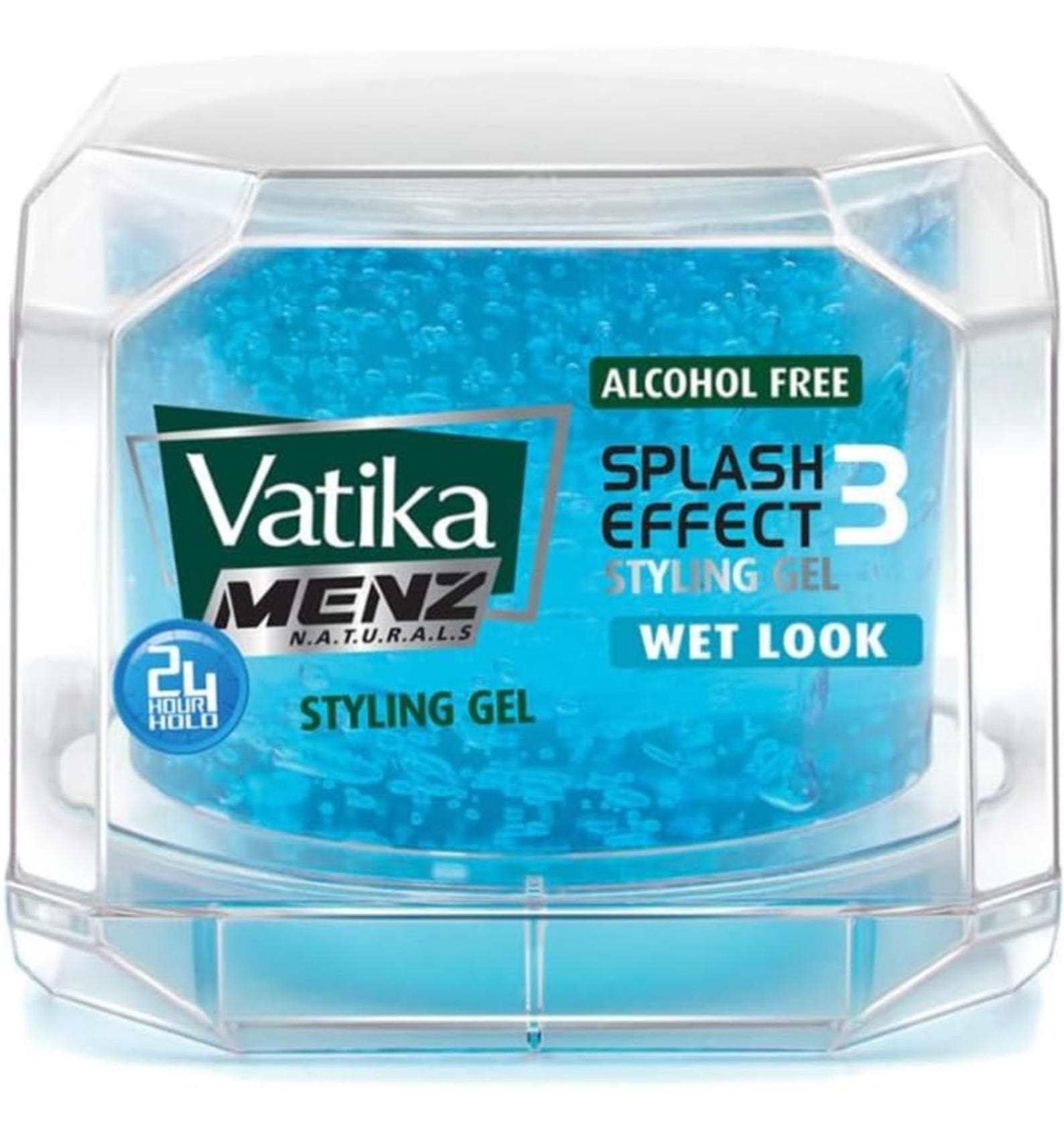 250ml Styling Gel Cream Wet Look Splasheffect Dabur Vatika Naturals ...