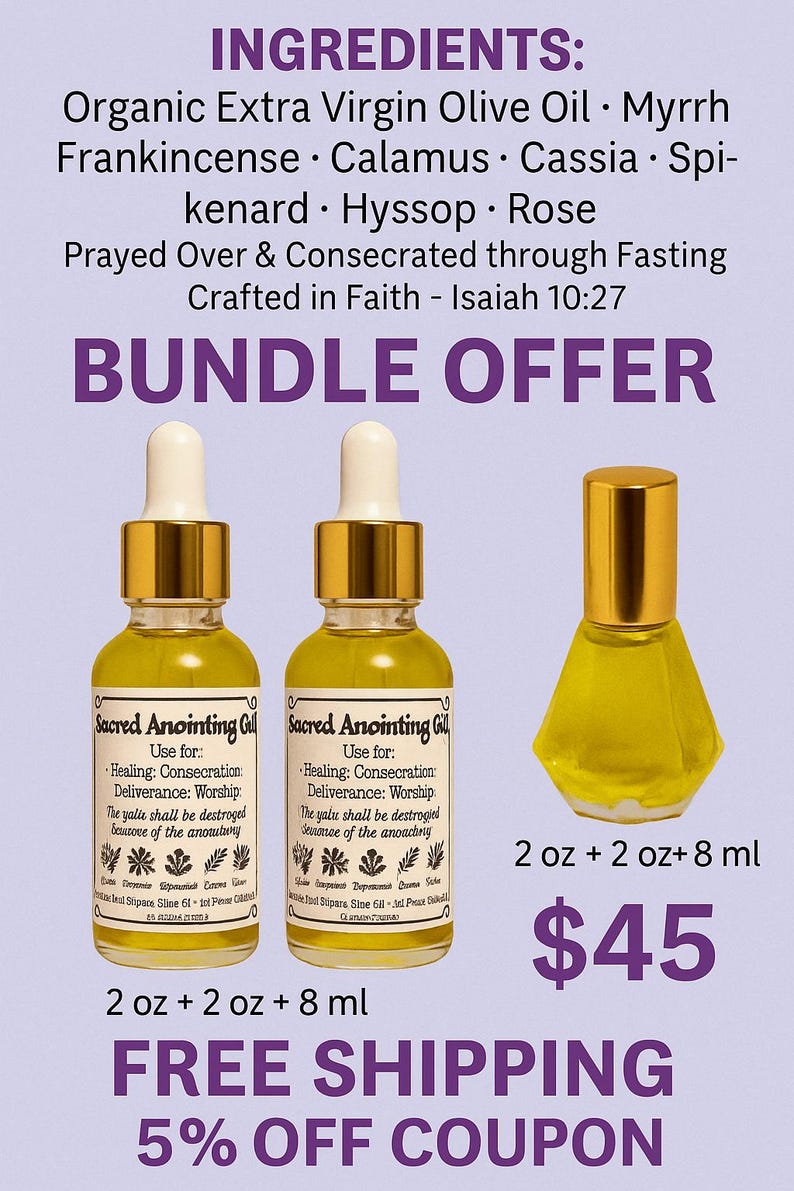 Sacred Anointing Oil - Etsy