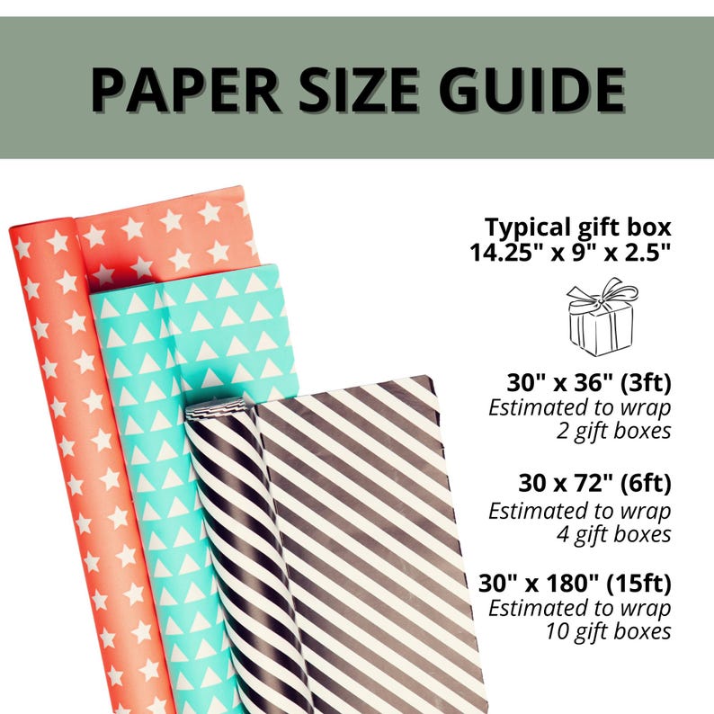 Funny Face Personalized Wrapping Paper, 3 Sizes - Etsy