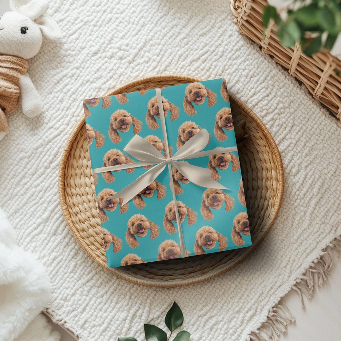 Funny Face Personalized Wrapping Paper, 3 Sizes - Etsy
