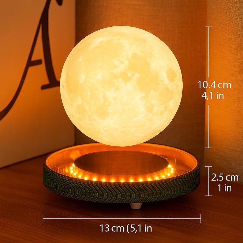 Levitating Saturn Lamp — Magnetic Floating Planet Light, Space Gift for ...