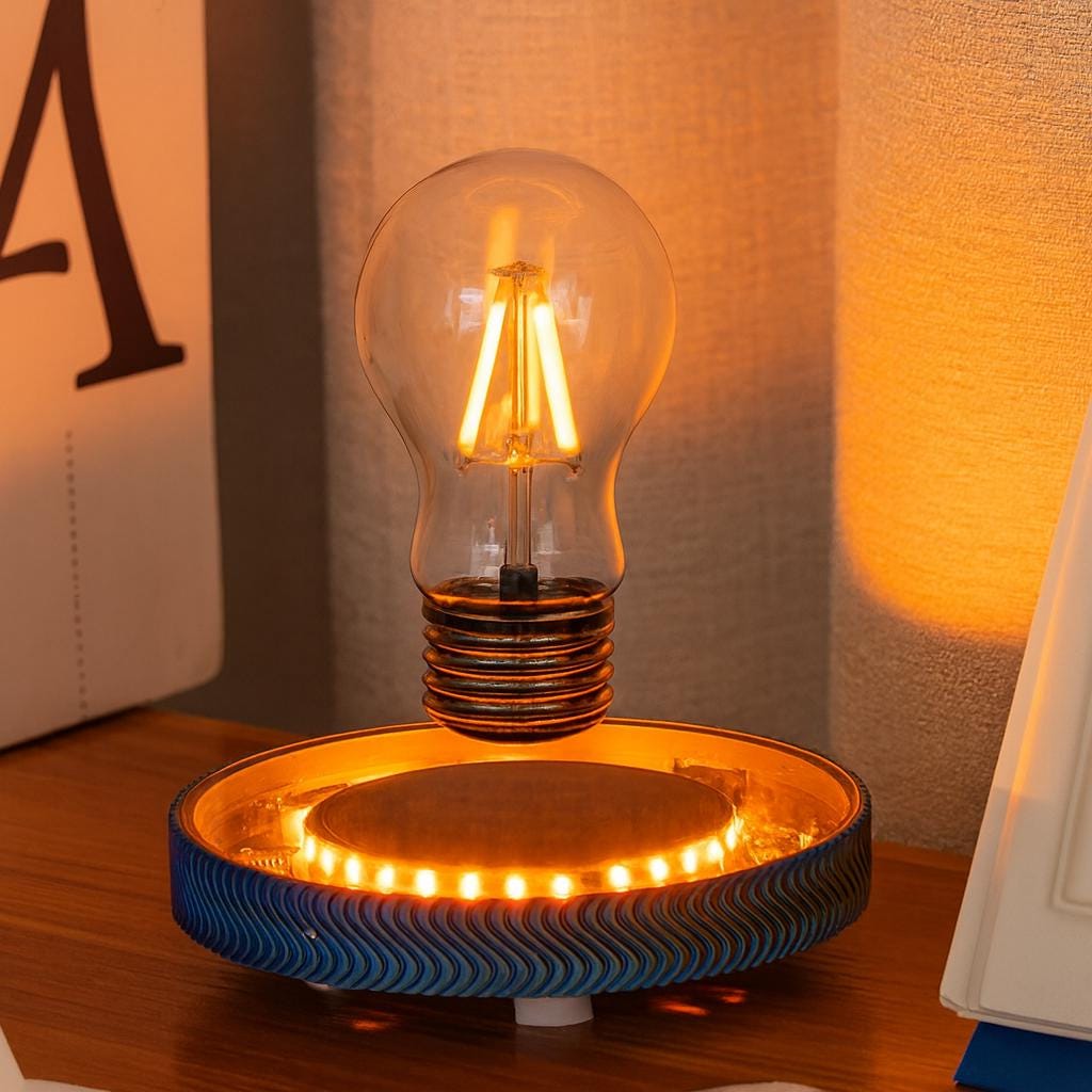 Levitating Saturn Lamp Magnetic Floating Planet Light | LED Space Decor ...