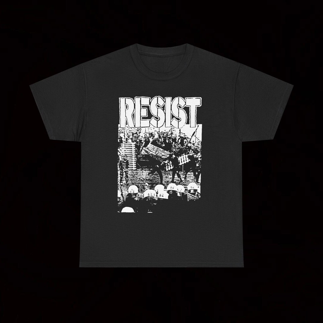 Resist Band T Shirt Crust Punk Vintage Hardcore Brother Inferior Axiom ...
