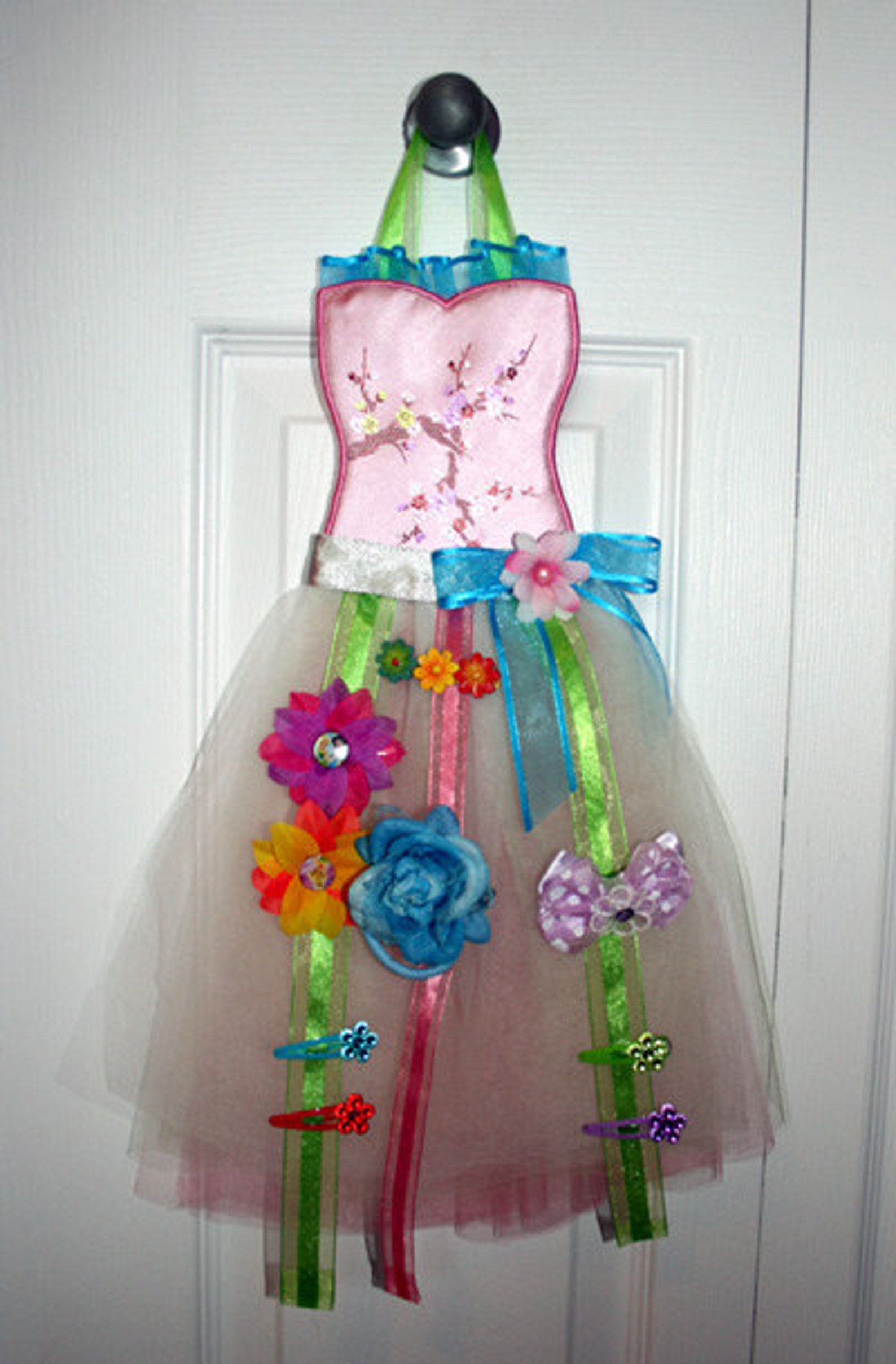 The Tasha Tutu Bow Holder Wall Hanging Embroidery Machine - Etsy