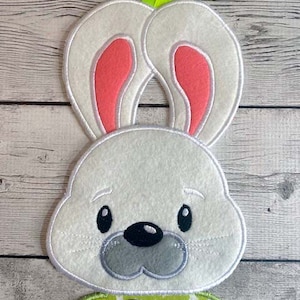 In the Hoop Easter Bunny Decor Embroidery Machine Design Set - Etsy