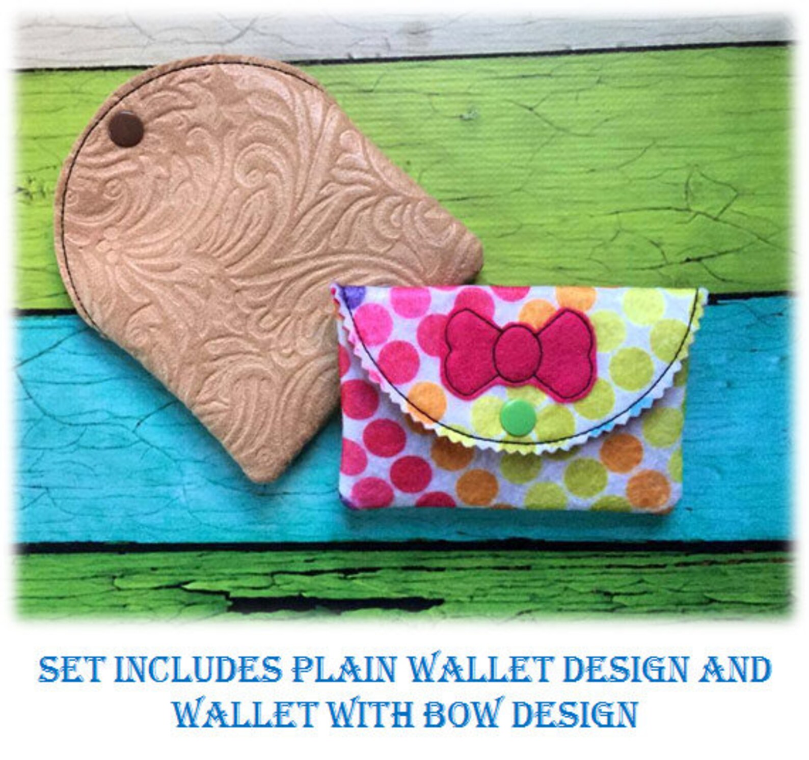 In the Hoop Money & Wallet Play Set Embroidery Machine Design - Etsy Canada