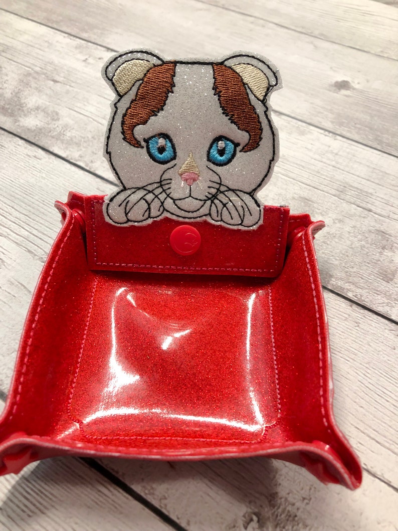 In the Hoop Cat Number 7 Snap Tray Embroidery Machine Design - Etsy