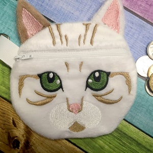 In the Hoop Line Zipped Cat Case Embroidery Machin Design - Etsy