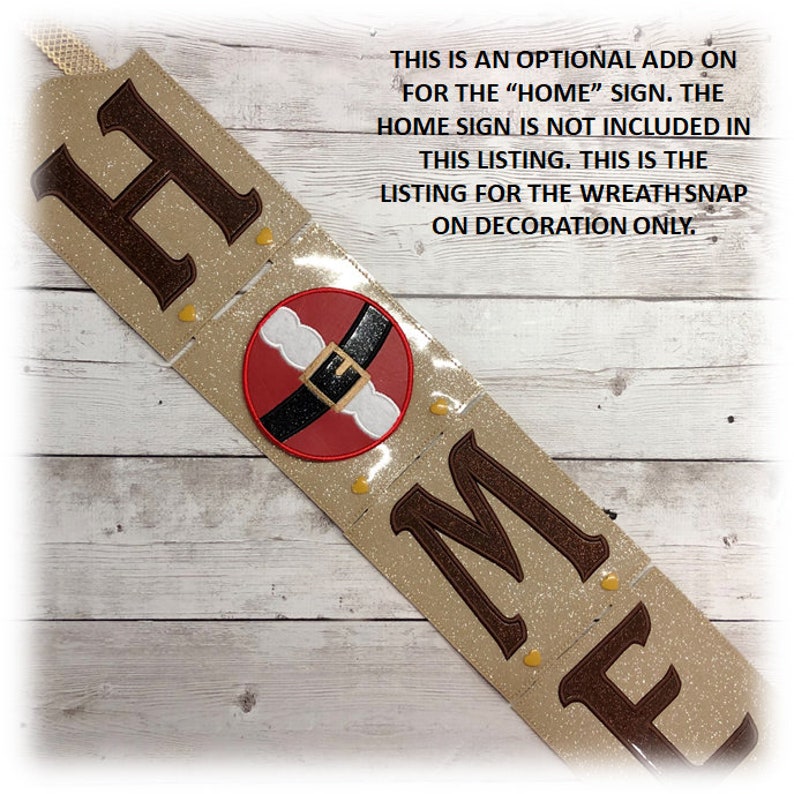 In the Hoop Santa Belt Snap on Decoration Embroidery Machine - Etsy