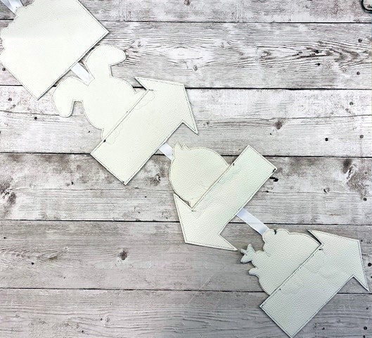 In the Hoop Easter Arrows Wall Hanging Embroidery Machine | Etsy