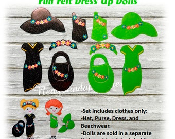 In the Hoop Dress up BFF Girl Doll Embroidery Machine Design Set - Etsy