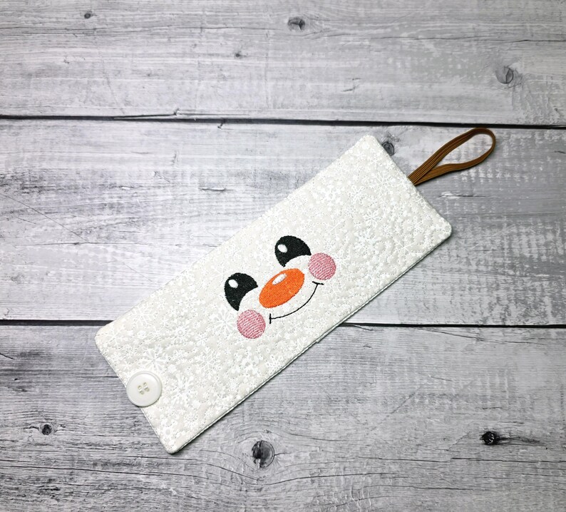 Snowman Face Mug Wrap Embroidery Design - Etsy