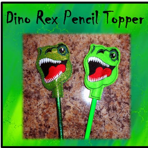 Shark Pencil Topper Embroidery Design Shark Week Pencil - Etsy