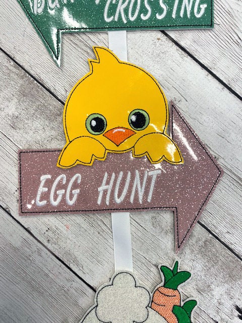 In the Hoop Easter Arrows Wall Hanging Embroidery Machine | Etsy