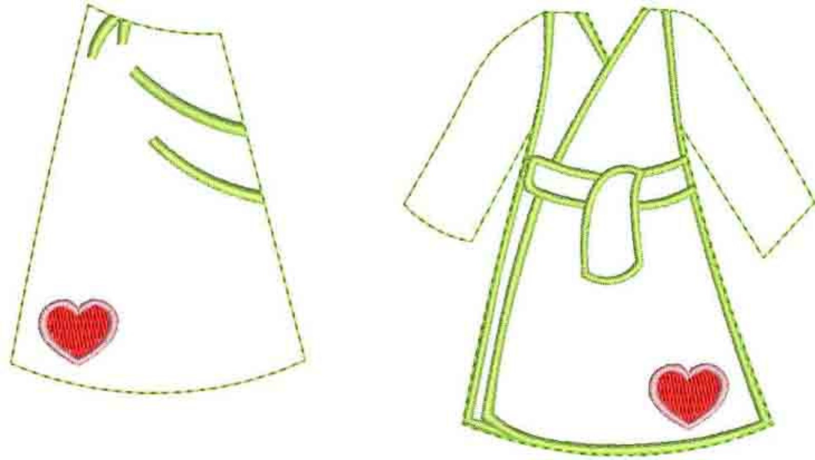 In the Hoop Towel N Robe Set for Felt Fun Dolls Embroidery | Etsy