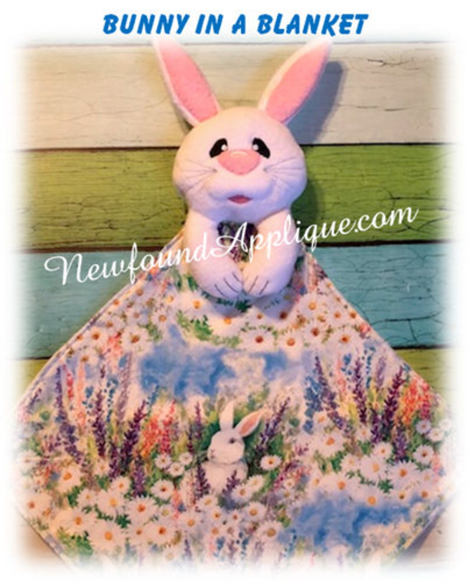 In the Hoop Bunny in A Blaket Machine Embroidery/sewing | Etsy