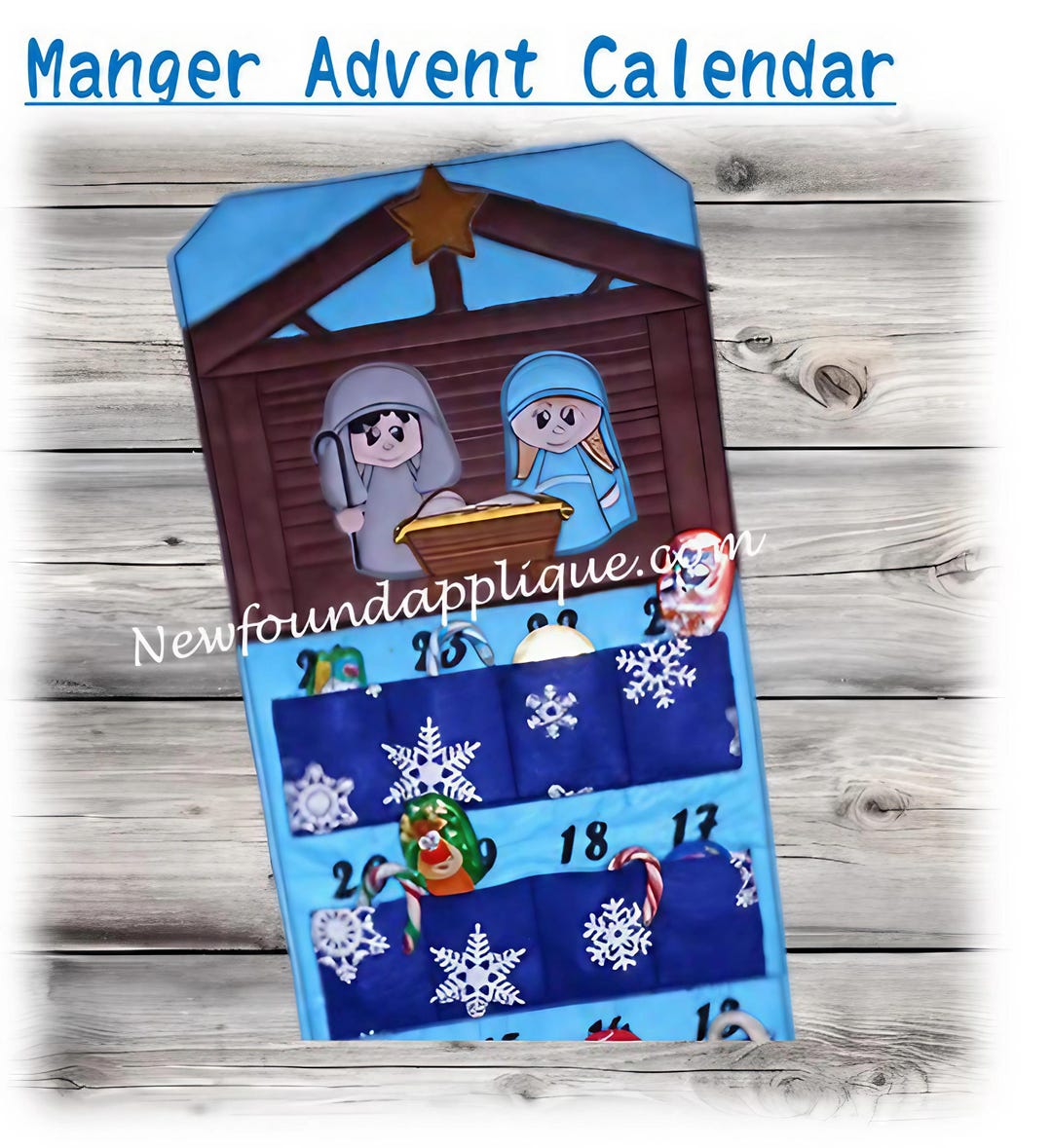 In the Hoop Manger Advent Countdown Calendar Embroidery Machine Design ...