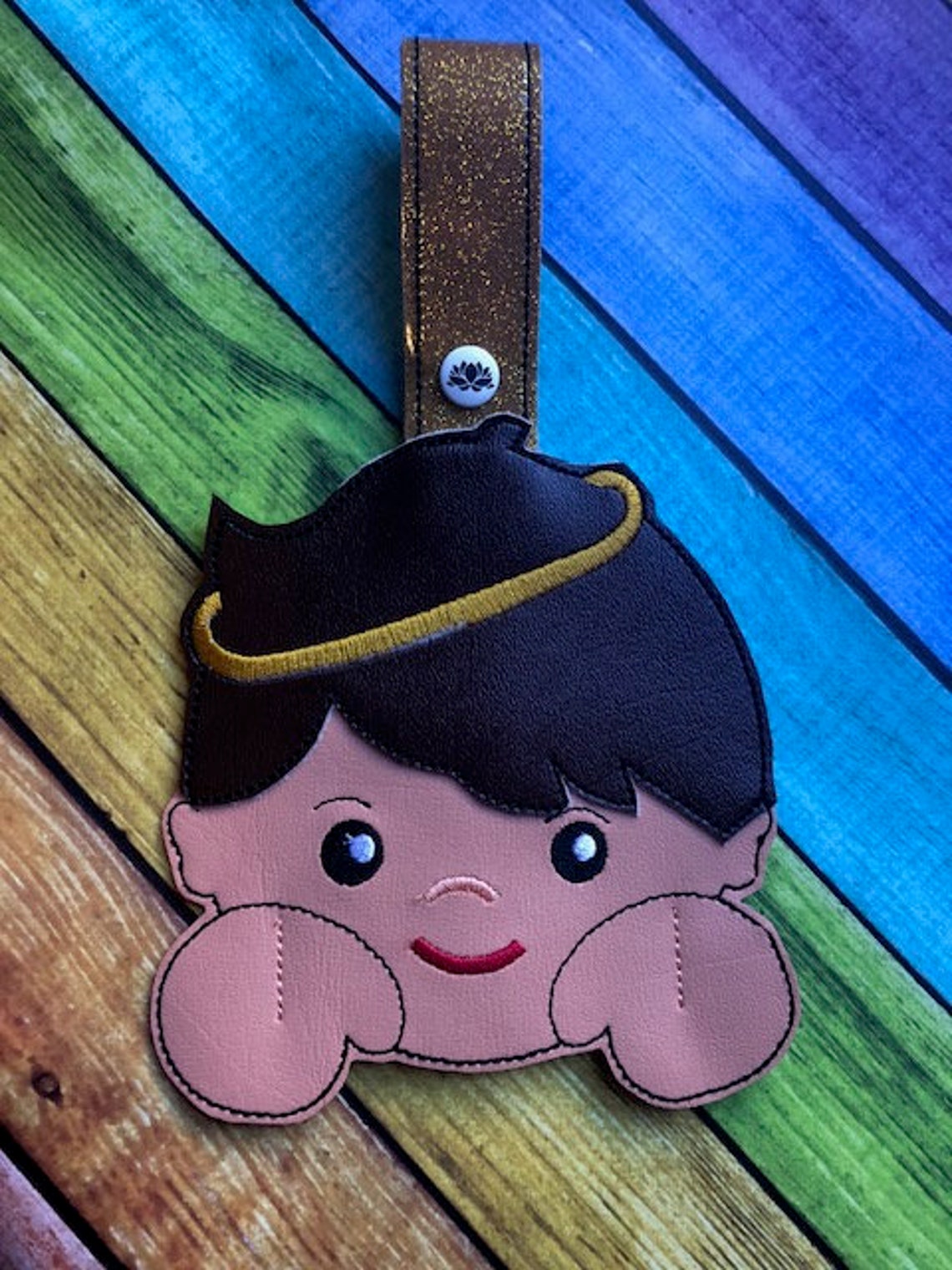 In the Hoop Angel Boy Towel Holder Embroidery Machine Design | Etsy