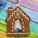 In the Hoop Gingerbread House Treat Pocket Picture Frame Ornament ...