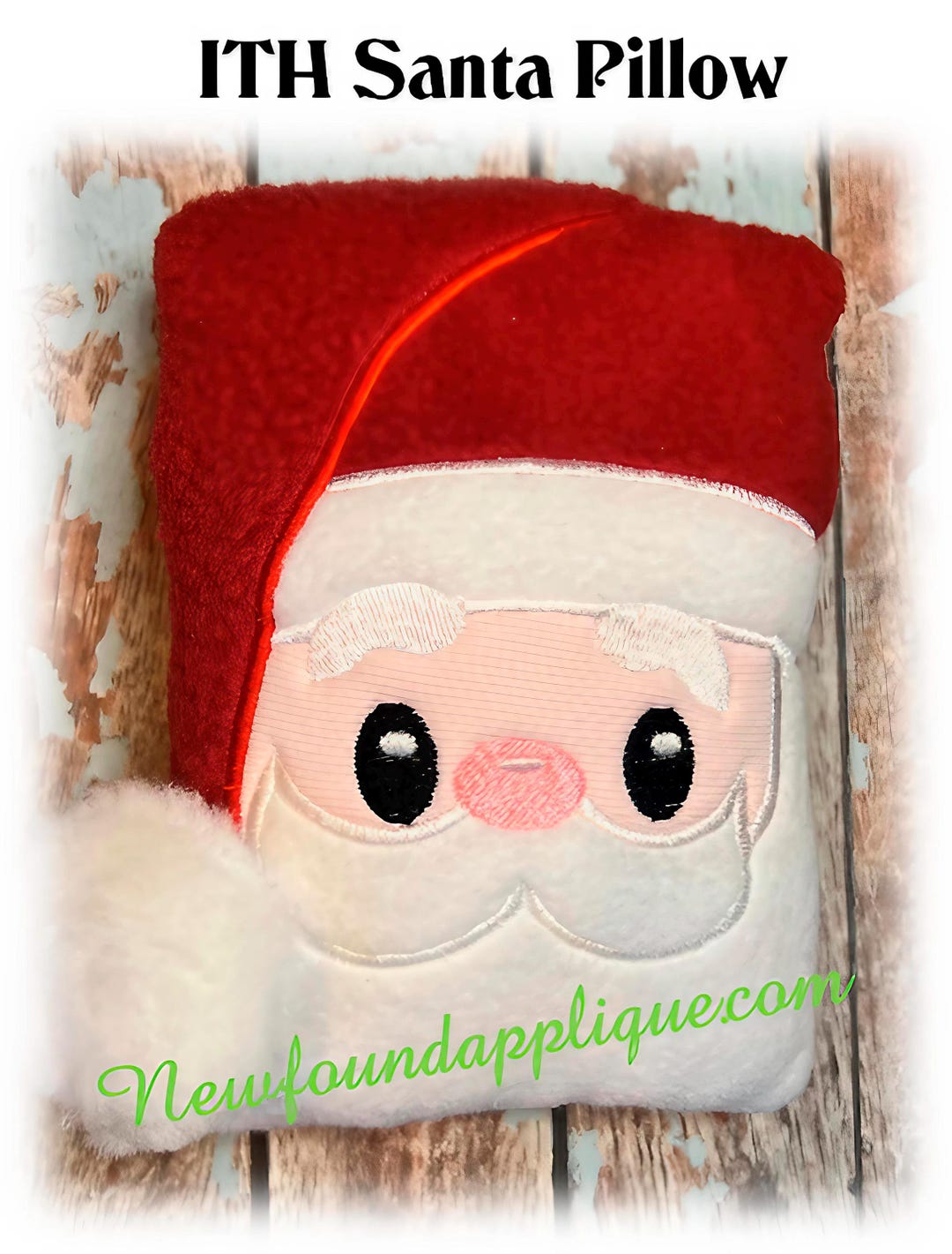 In the Hoop Santa Pillow Embroidery Machine Design - Etsy