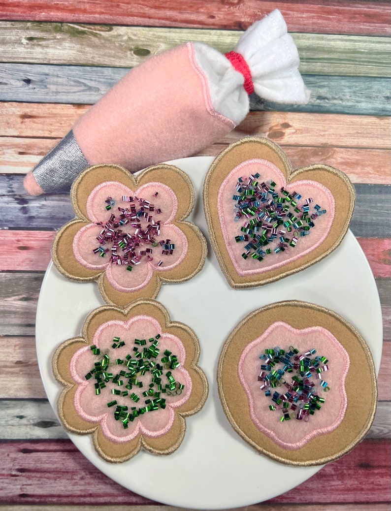 In the Hoop Iced Cookie and Icing Bag Embroidery Machine - Etsy