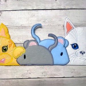 In the Hoop Cat Door Corner Decor Embroidery Machine Design - Etsy