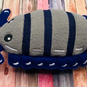 In the Hoop Pill Bug Stuffy Embroidery Machine Design - Etsy