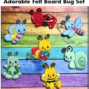 In the Hoop Felt Board Bugs Embroidery Machine Design Set - Etsy