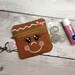 In the Hoop Gingerbread Girl Zipped Coin Purse Embroidery Machine ...