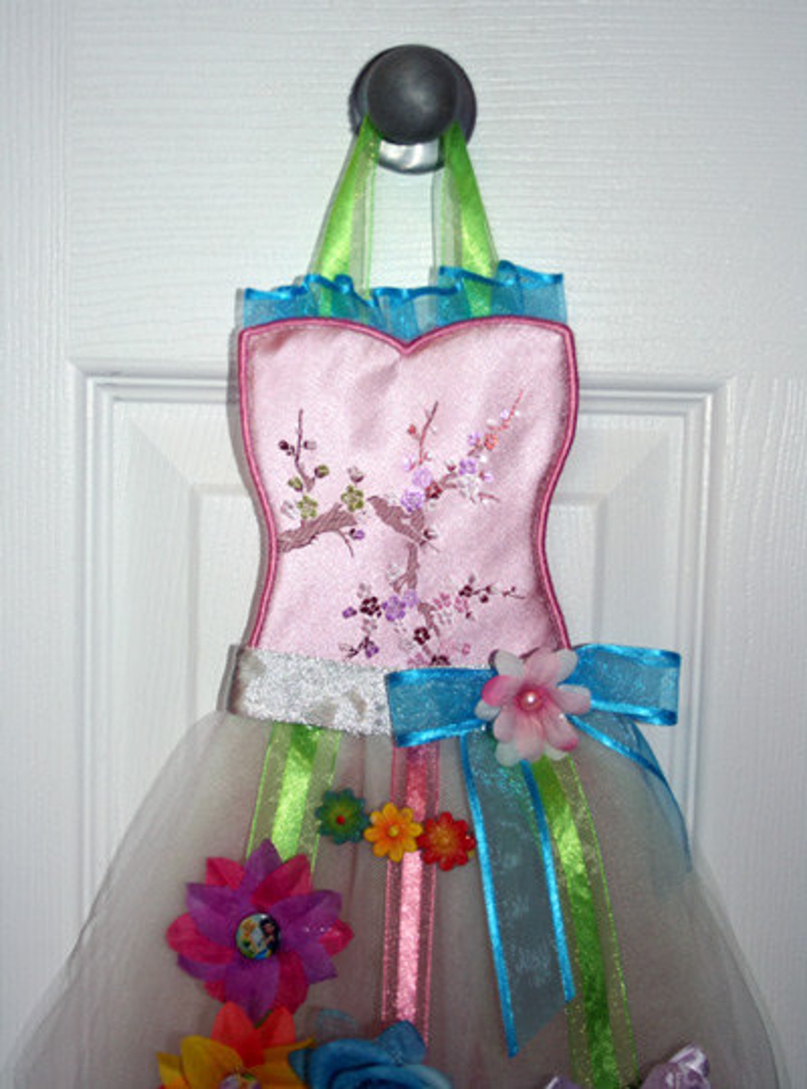 The Tasha Tutu Bow Holder Wall Hanging Embroidery Machine - Etsy