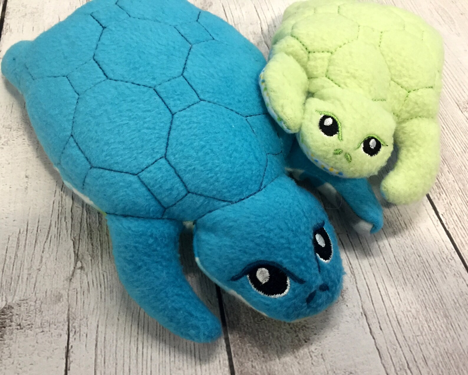 In the Hoop Turtle Bean Bag Embroidery Machine Design Set - Etsy