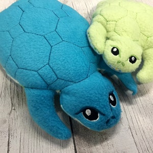 In the Hoop Turtle Bean Bag Embroidery Machine Design Set - Etsy