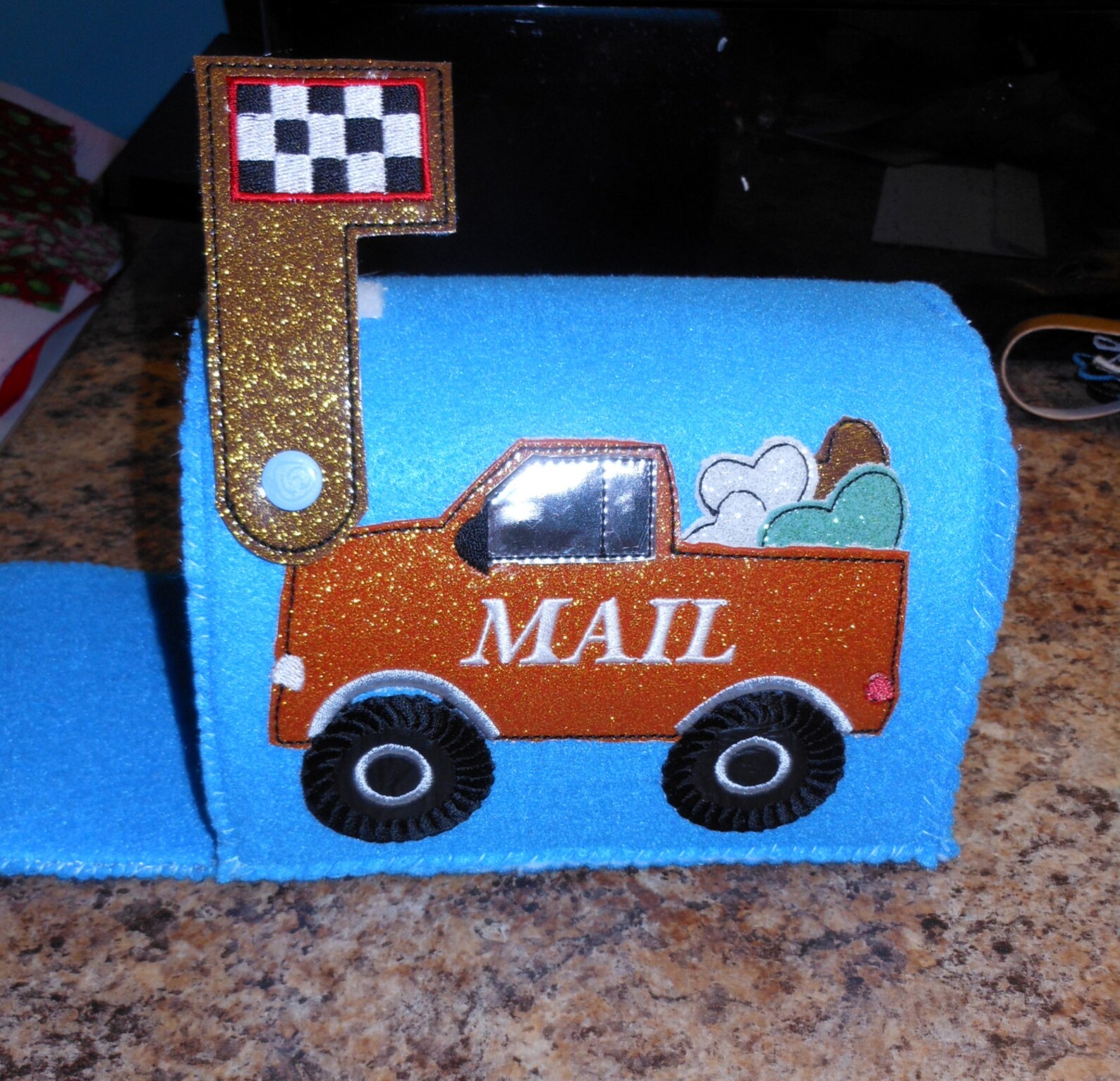 Truck Mailbox Embroidery Machine Design Set for 5x7 Hoop - Etsy