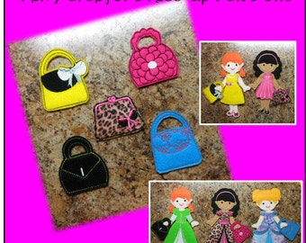 In the Hoop Dress up BFF Girl Doll Embroidery Machine Design Set - Etsy