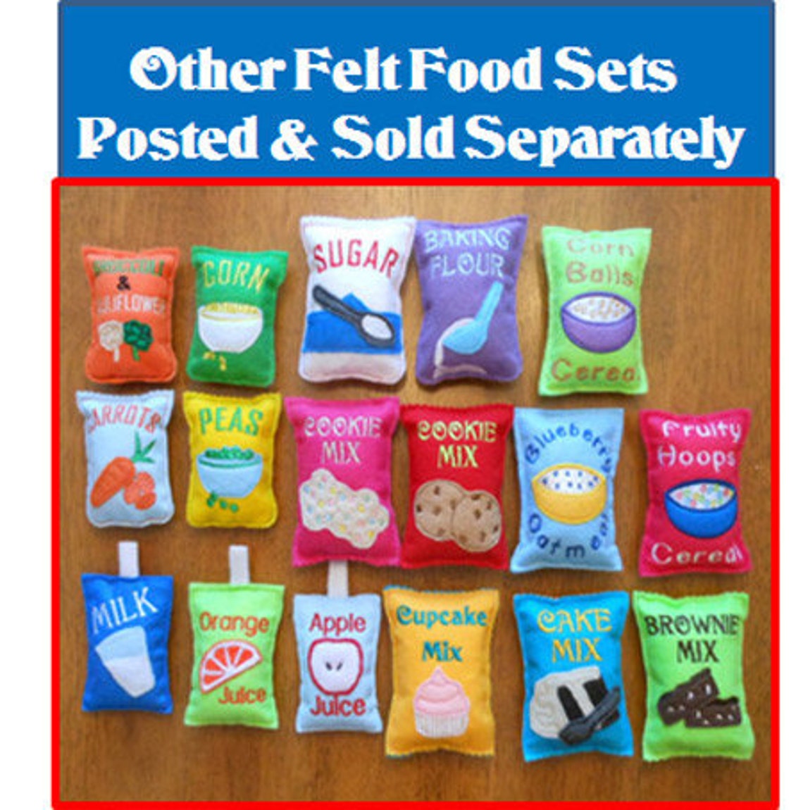 In-the-hoop Play Frozen Felt Food Embroidey Design Set - Etsy