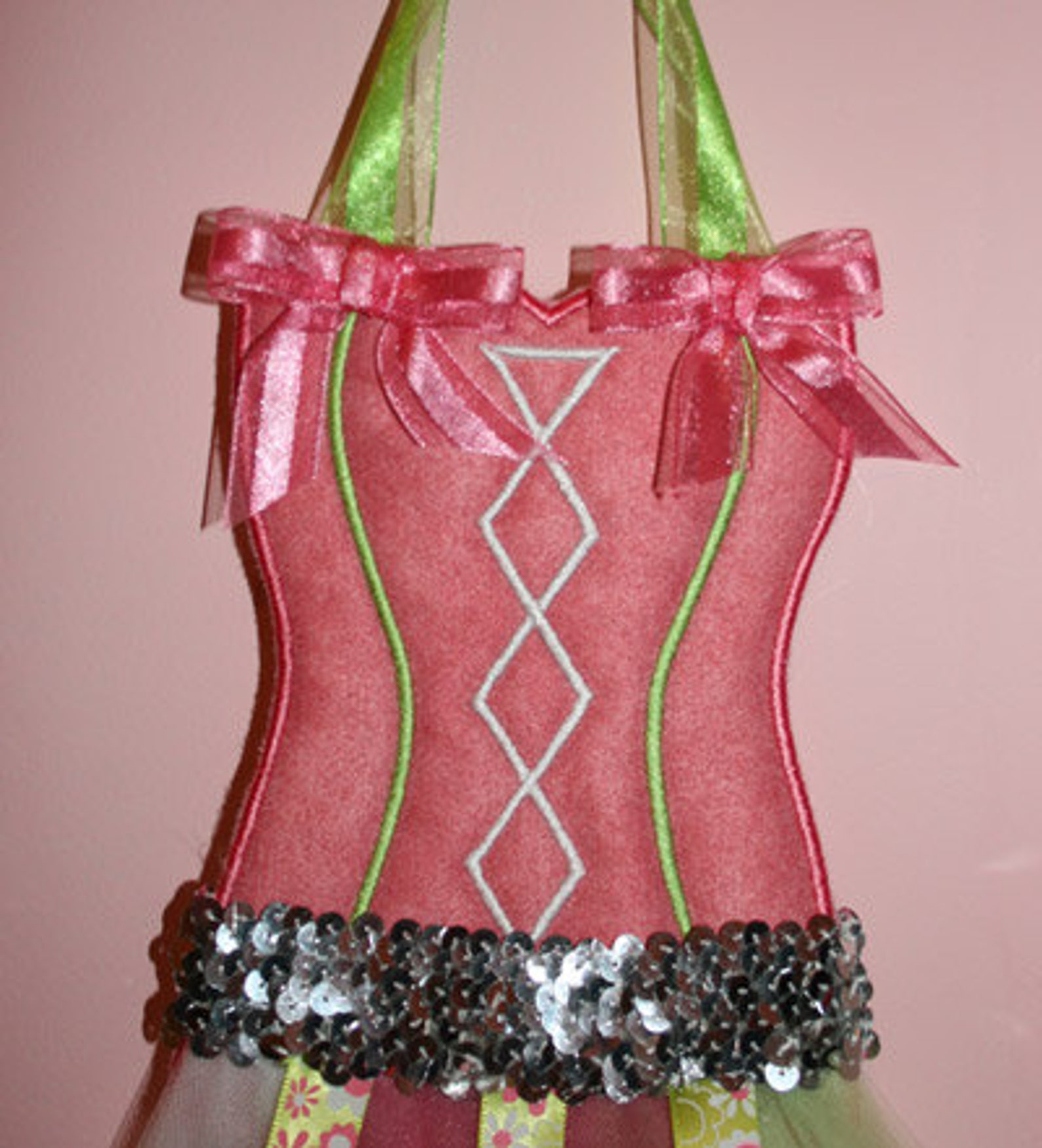 The Skular Tutu Bow Holder 2 Wall Hanging Embroidery Machine - Etsy