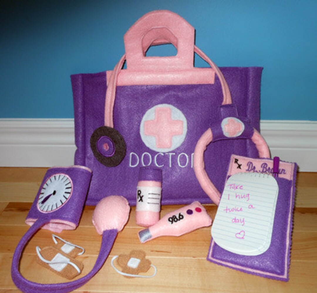 Fun Felt Doctor Kit Embroidery Machine Design Set - Etsy