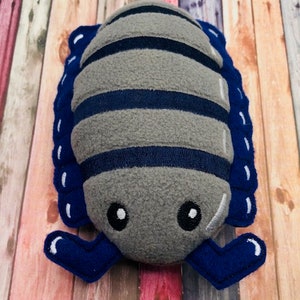 In the Hoop Pill Bug Stuffy Embroidery Machine Design - Etsy