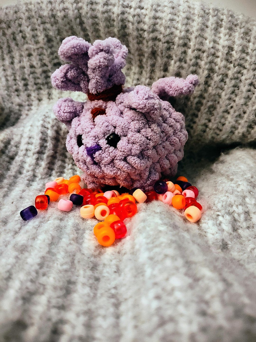 Crochet Flame Kitty Blaze Plush - Hedgehog Game Inspired Plush Keychain ...